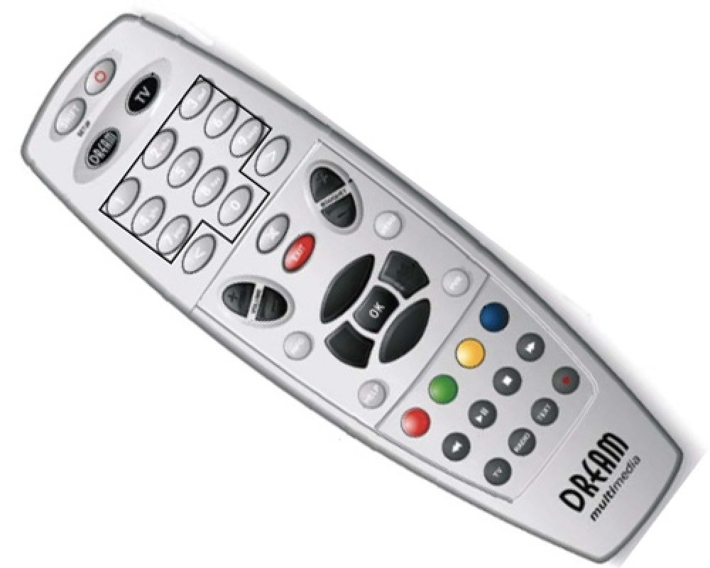 Fjärrkontroll Dreambox DM8000 Original